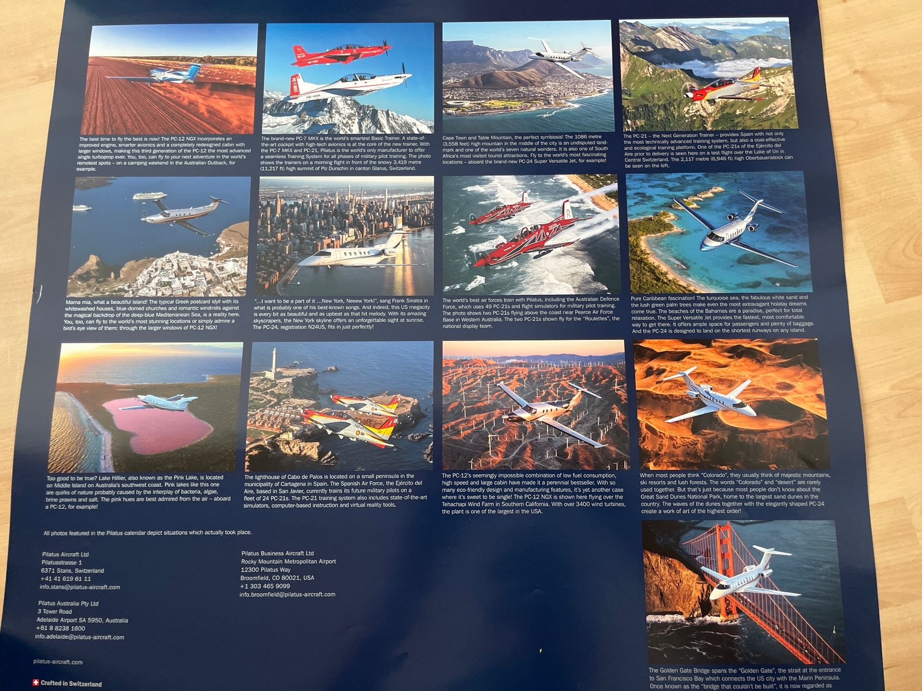 🔥Original Pilatus Kalender 2023! (Gebraucht) in Dallenwil für CHF 4 ...