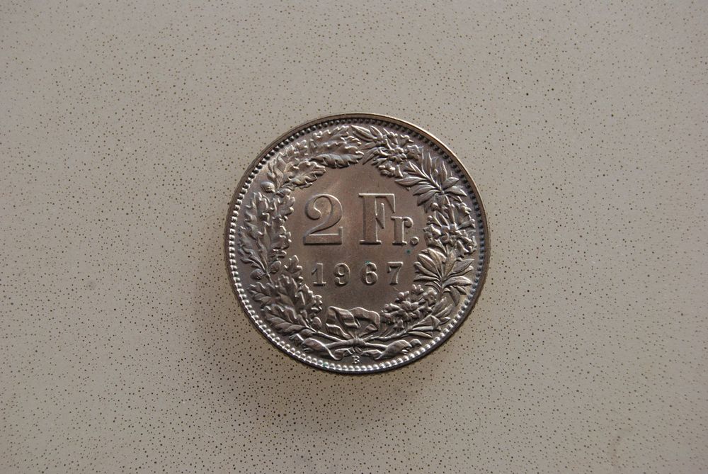 1 Münze 2 Franken 1967 (Gebraucht) in Rüfenacht BE für CHF 5.2 – mit Lieferung auf Ricardo kaufen