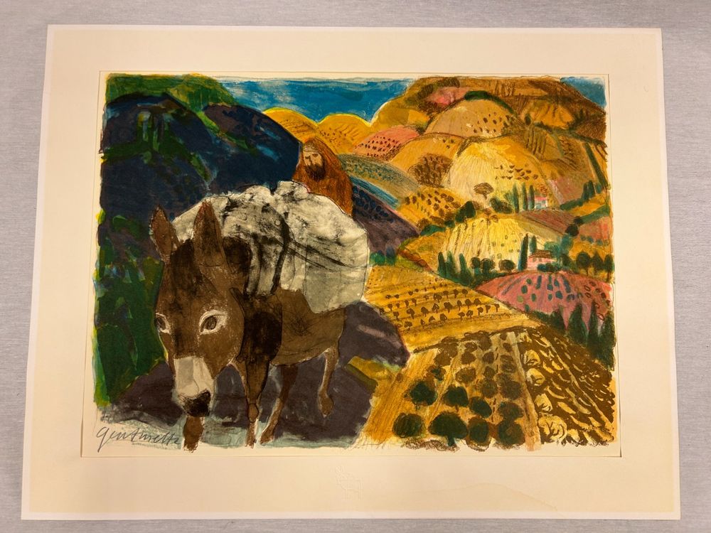 Bruder Jasmin und sein Eselchen - Weihnachtliches Litho. Han (Gebraucht) in Steinhausen für CHF ...