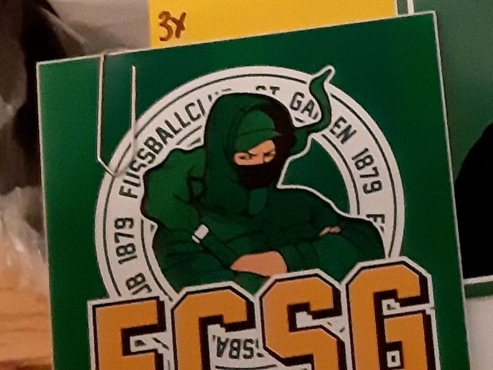 FC St. Gallen FCSG ☆Fussball☆ Aufkleber (Neu und originalverpackt) in ...