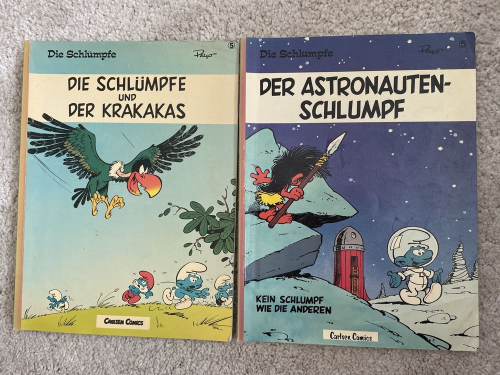 Zwei Carlsen Comics Hefte Die Schlümpfe Band 5 & 6 | Kaufen auf Ricardo