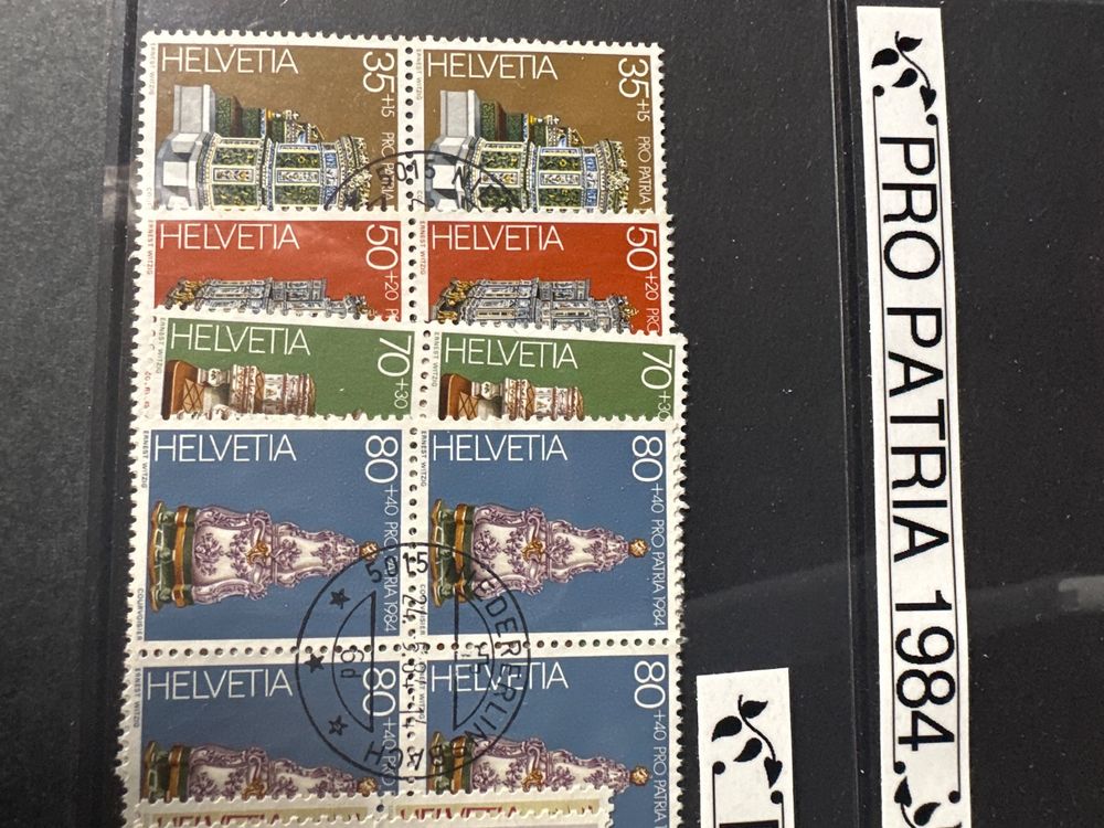 Pro Patria 1984 et 1989 | Kaufen auf Ricardo