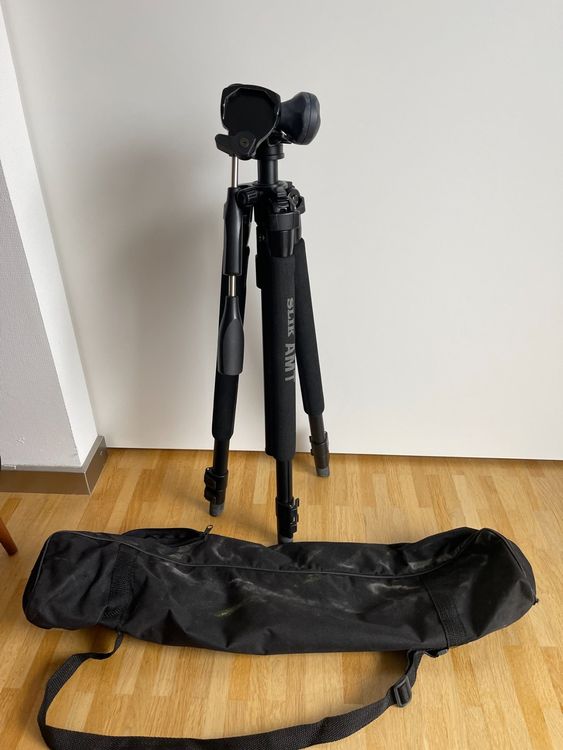 SLIK Pro 330 DX Titan Stativ + Slik sh-705e Stativkopf | Kaufen auf Ricardo