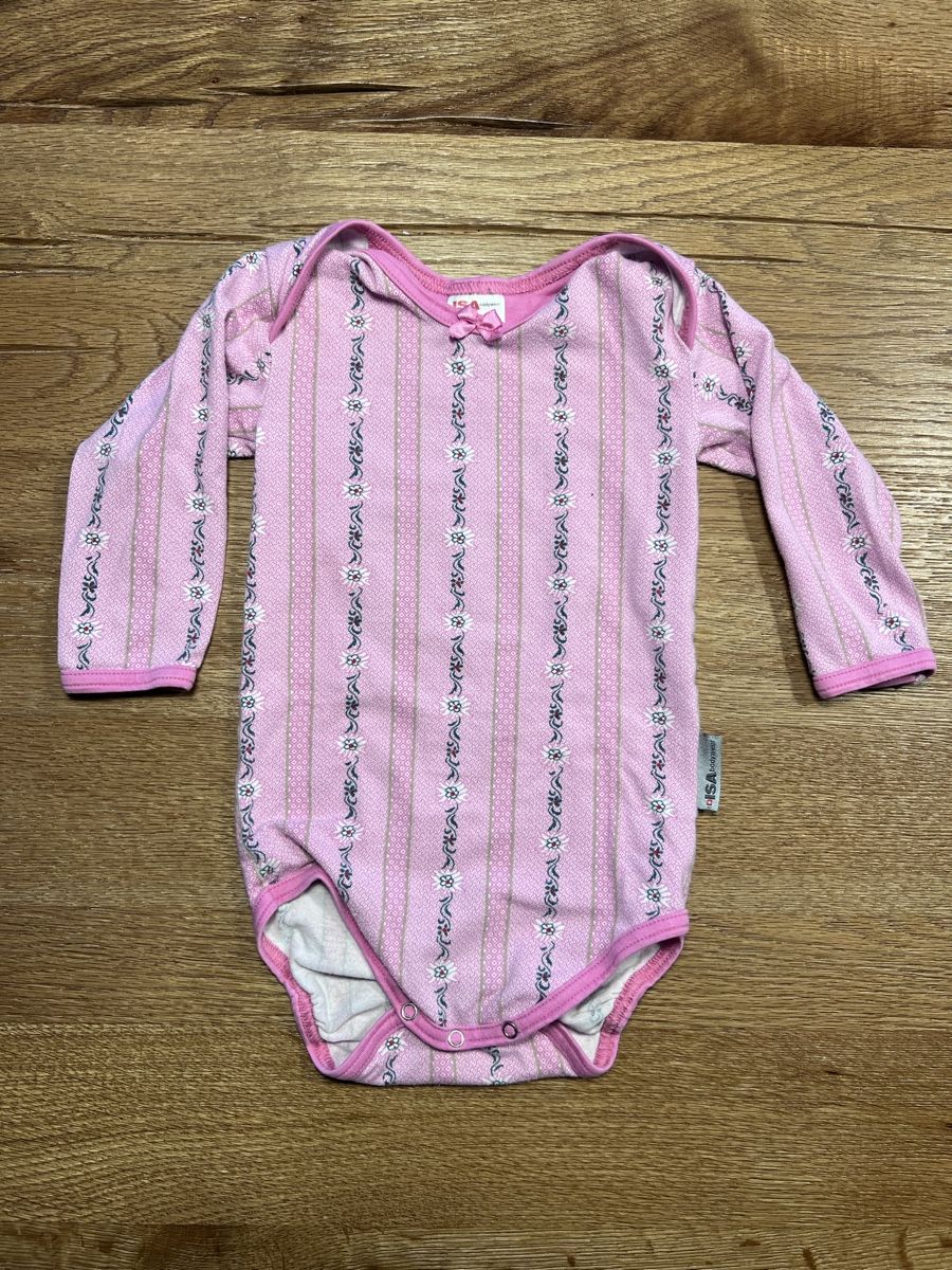 ISA Bodywear Baby Body, Grösse 62/68, Edelweiss-Body (Gebraucht) in ...