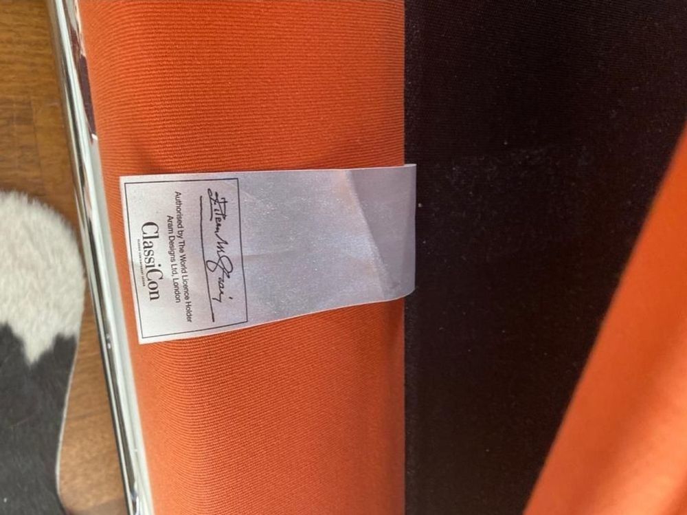 Daybed Liege by Eileen Gray Orange - Manila Chrome ClassiCon (Gebraucht ...