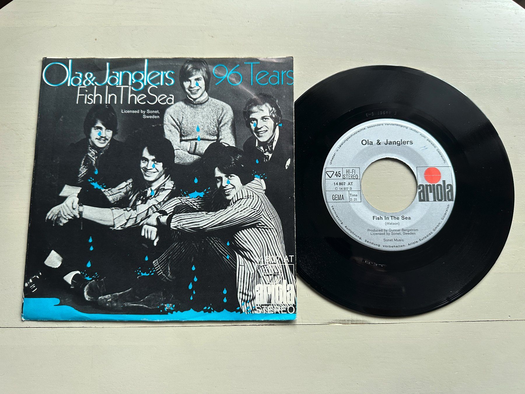 OLA & JANGLERS rare 96 tears Single Psychedelic Rock 70's (Gebraucht ...