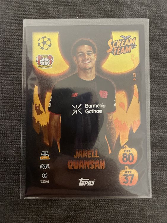 Topps Match Attax Jarell Quansah Bayer 04 Leverkusen (Neu (gemäss ...