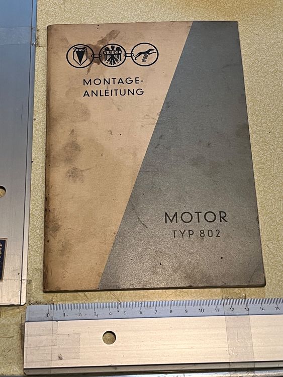 buch, heft, DKW, Victoria E anleitung motor typ 802, 1964 (Gebraucht ...