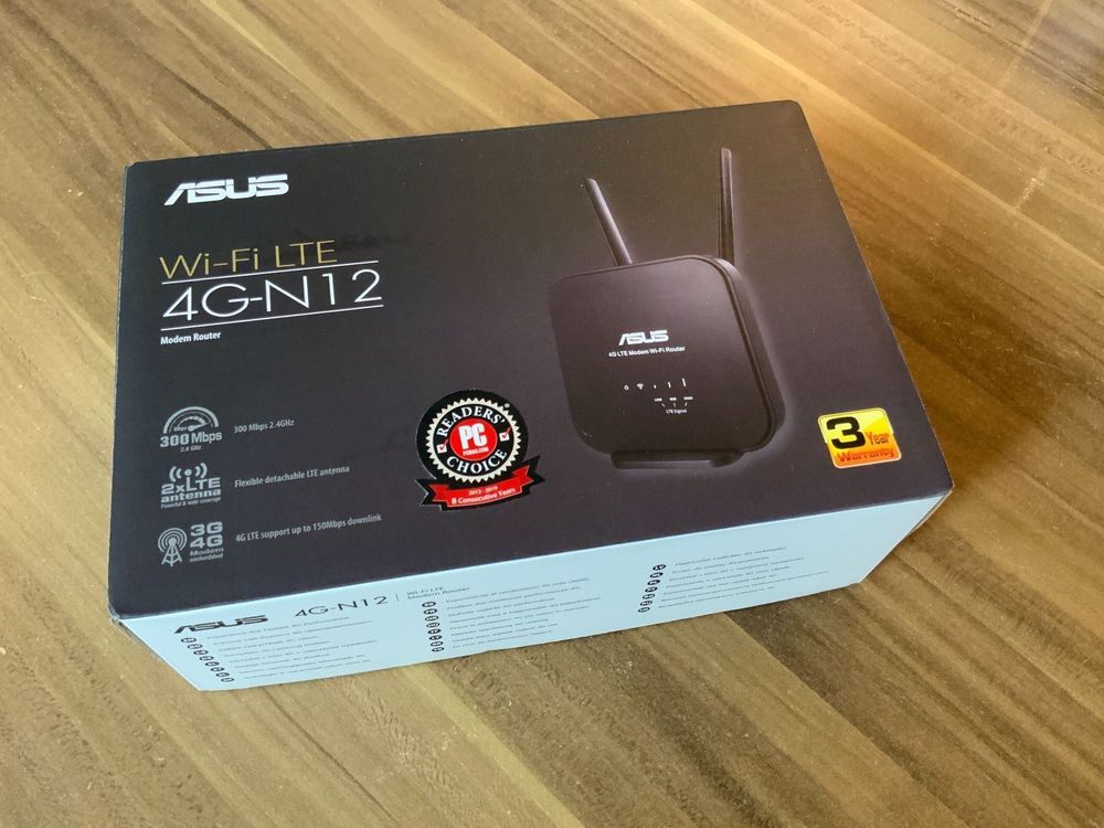 Neuer ASUS 4G-N12 WiFi-LTE Modem Router (Neu (gemäss Beschreibung)) in ...