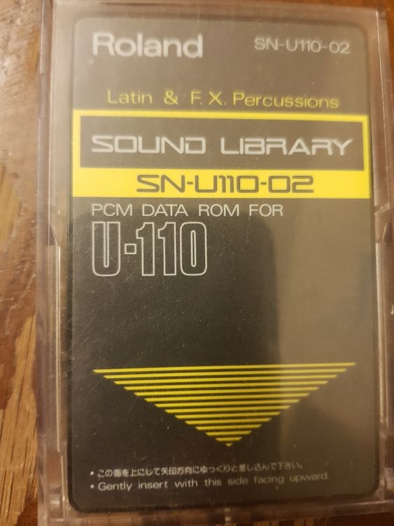 Roland Sound Library SN-U110-02 Latin & F. X. Percussions | Kaufen auf ...