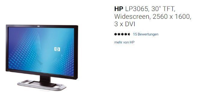 Monitor HP-LP3065 | Kaufen auf Ricardo