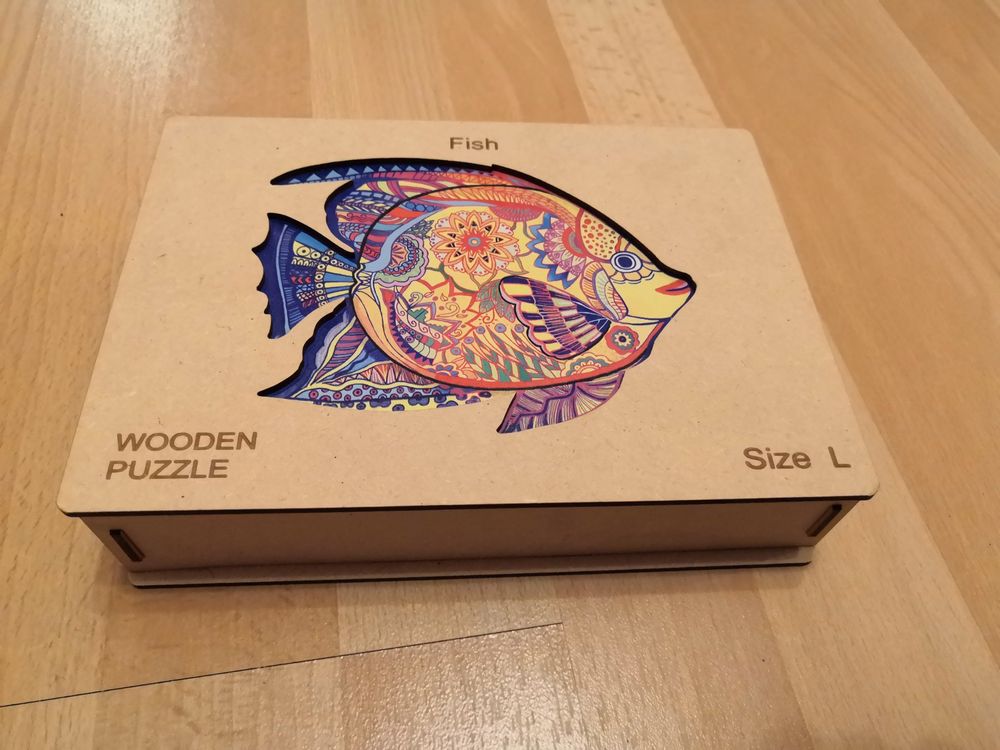 Holz Puzzle Fisch, Wood Puzzle Fish | Kaufen auf Ricardo