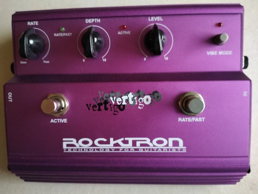 Rocktron Vertigo Rotating Vibe Rotary Pedal | Kaufen auf Ricardo
