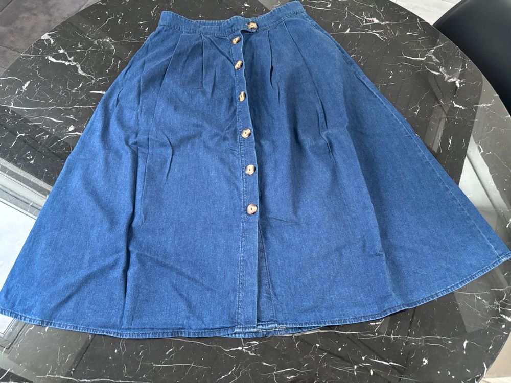 Phase Eight Jeansrock mit Knopfleiste, Gr. 38 / Top-Zustand! (Neu ...