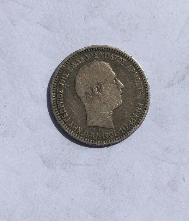 kreta Crete 50 Lepta 1901- Silber (Gebraucht) in Schlieren für CHF 8 ...