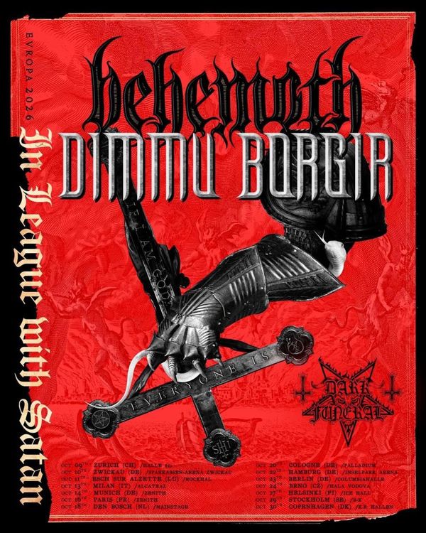 Behemoth, Zürich, 1 x Stehplatz-Ticket (Neu und originalverpackt) in ...