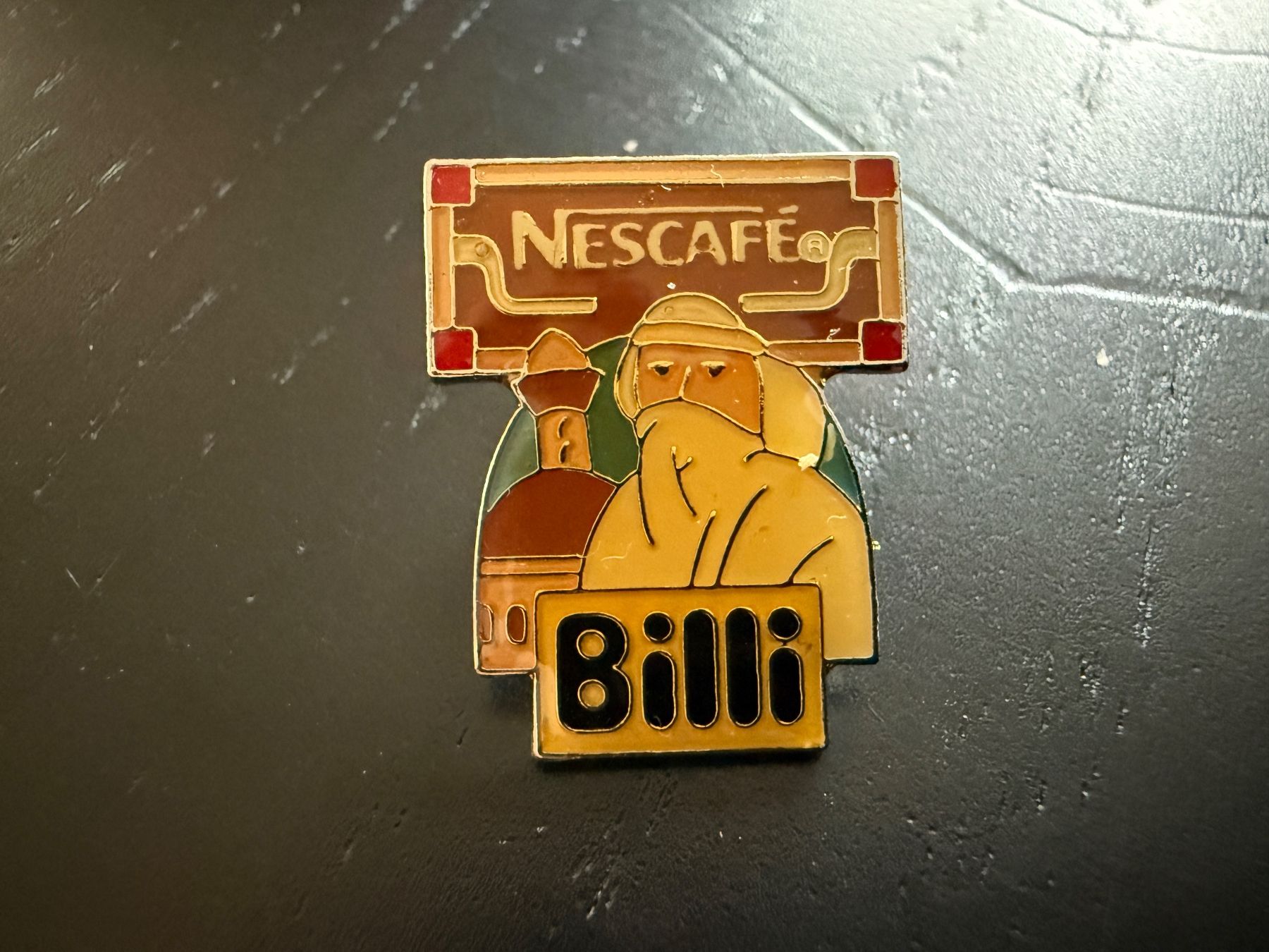 Nescafe Billi Pin / Anstecker, Vintage, Top Zustand! (Gebraucht) in ...