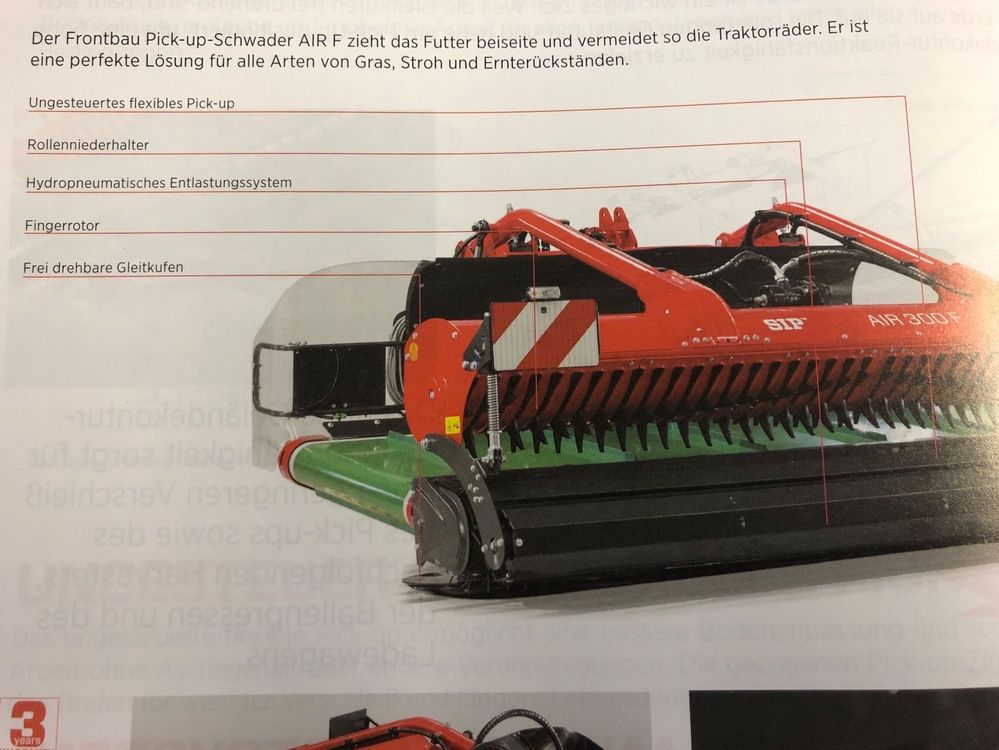 Bandschwader SIP 350 F (Gebraucht) in Homburg für CHF 17900 – nur Abholung auf Ricardo kaufen