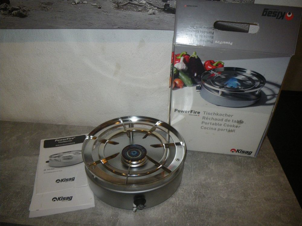 Kisag PowerFire Tischkocher, Campingkocher, Rechaud (Gebraucht) in Belp für CHF 145 – mit ...