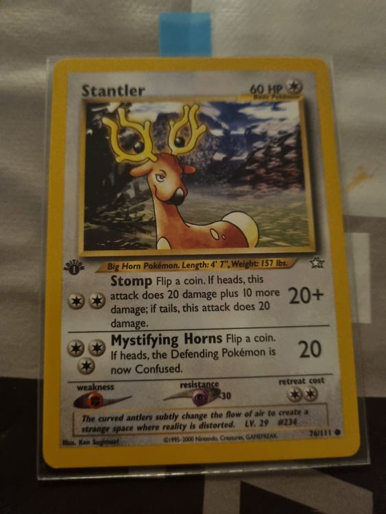 Stantler edition 1 Nm+++ neo genesis (Neu (gemäss Beschreibung)) in ...