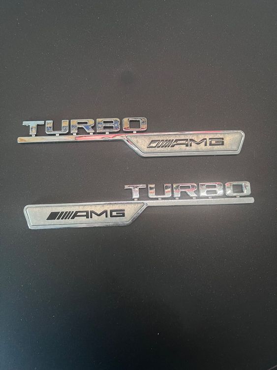 Set Original Mercedes Turbo AMG Emblem (Gebraucht) in Frauenfeld für ...