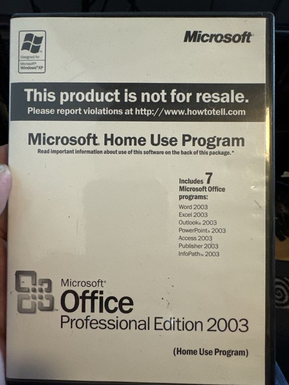 Microsoft Office Professional 2003 (Gebraucht) in Urdorf für CHF 1 ...