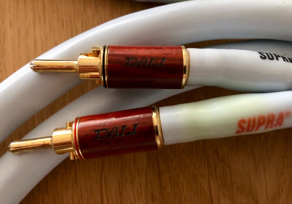 Supra Cables Quadrax Lautsprecherkabel + DALI Banana Plugs (Gebraucht ...