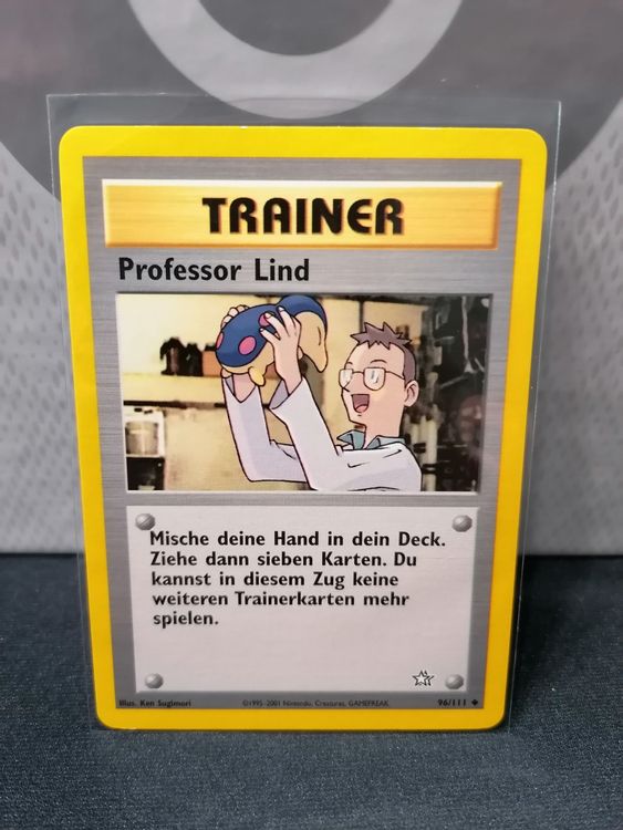 PROFESSOR LIND NEO GENESIS 2001 POKEMON KARTE | Kaufen auf Ricardo