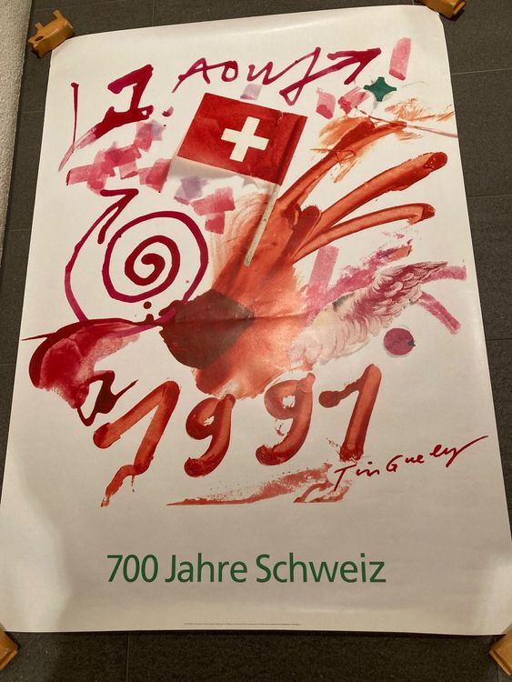 Tinguely-Plakat: "700 Jahre Schweiz" | Kaufen auf Ricardo