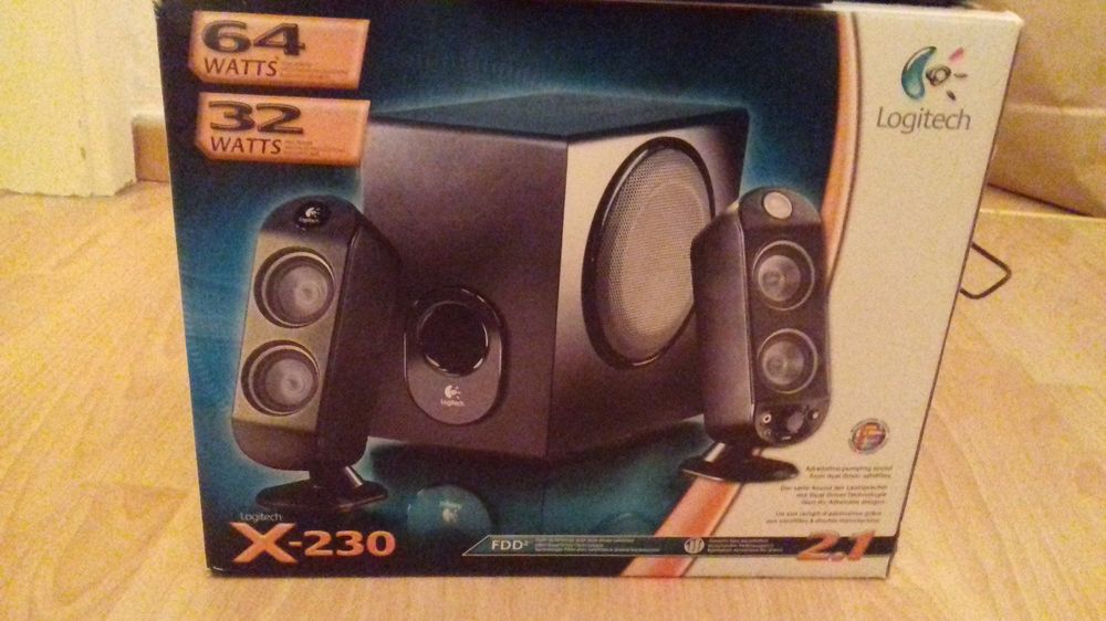 PC Lautsprecher Logitech X-230 (Gebraucht) in Lustmühle für CHF 39 – mit Lieferung auf Ricardo ...