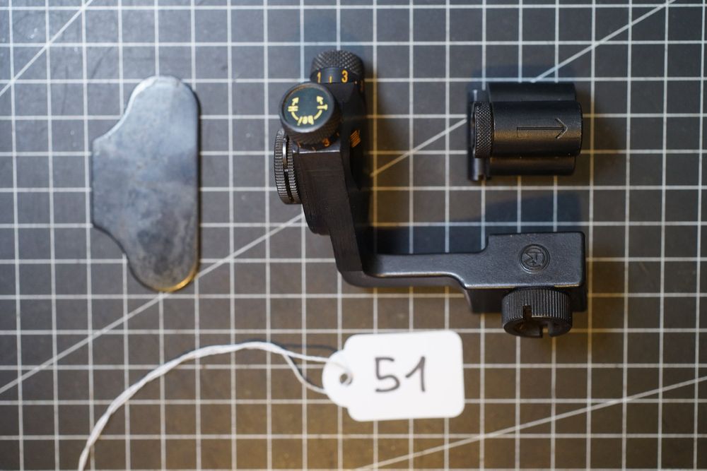 Diopter Set K31 / Dioptre pour Mq31 (51) mit Schlüssel (Gebraucht) in ...