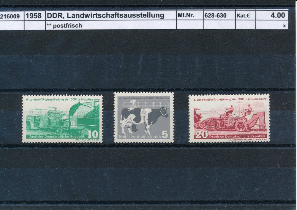 1958 DDR, Landwirtschaftsausstellung | Kaufen auf Ricardo