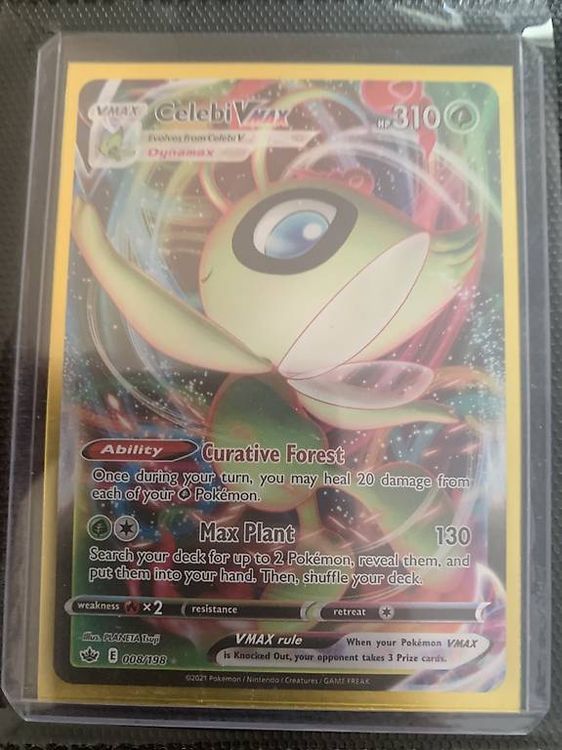 Pokémon Celebi VMAX Full Art (008/198) (Neu (gemäss Beschreibung)) in ...