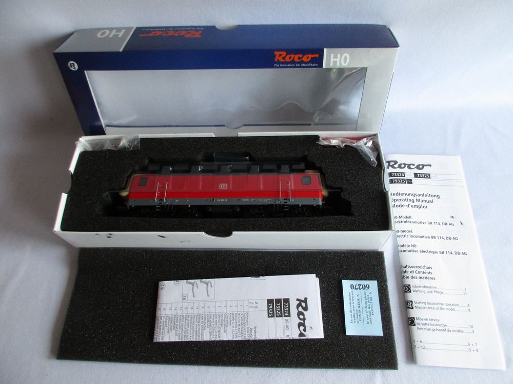 Roco HO/GS 73324 E-Lok DB rot in OVP (74) (Gebraucht) in für CHF 69 ...