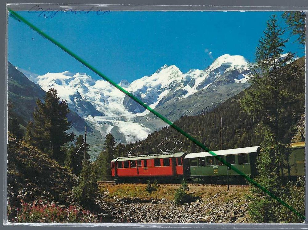 Bernina Bahn. RhB. Berninagruppe. Morteratschgletscher. (Gebraucht) in Horw für CHF 2 – mit ...