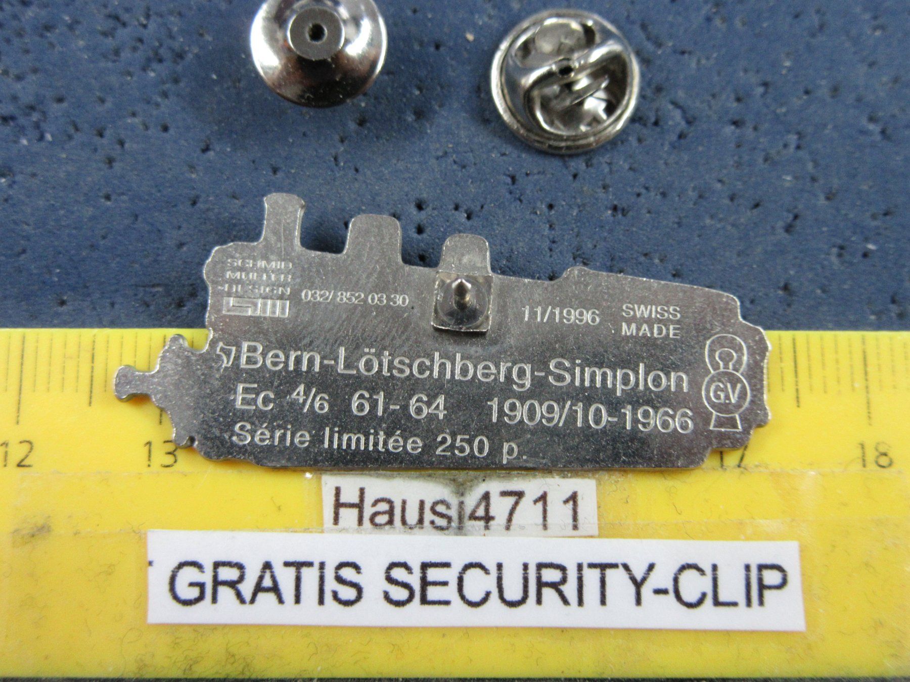 BLS DAMPFLOK Ec4/6 LIMITIERTE AUFLAGE 250stk SILBRIG SMD PIN (Gebraucht ...