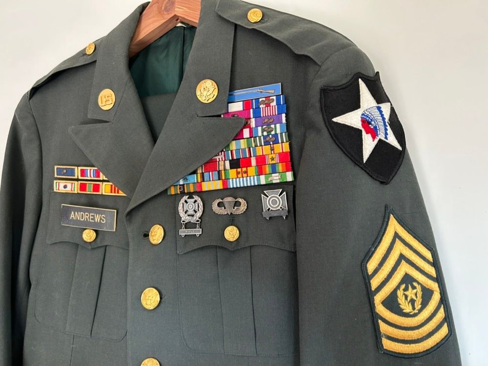 US Army Uniform Command Sergeant Major ! Hochdekoriert ! (Gebraucht) in ...