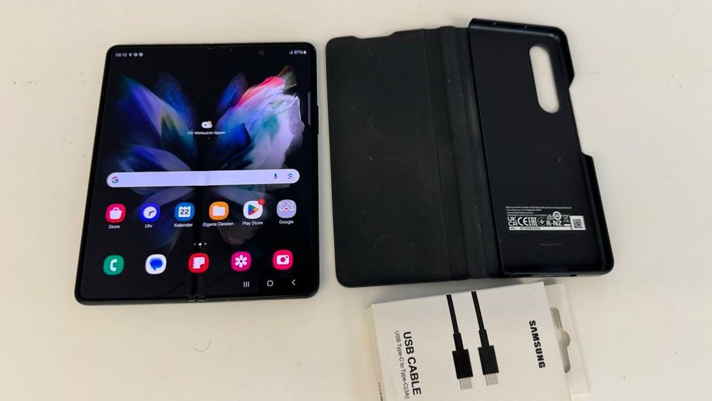Samsung Galaxy Z Fold3 5G 256GB, Phantom Black, 7.60", SIM (Gebraucht ...