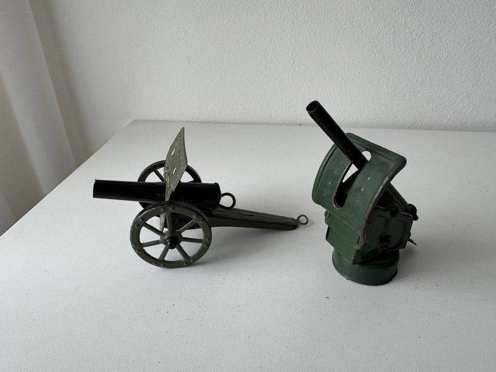 Lineol/Elastolin/Hausser: Kanone & Flak, Blech (Gebraucht) in ...