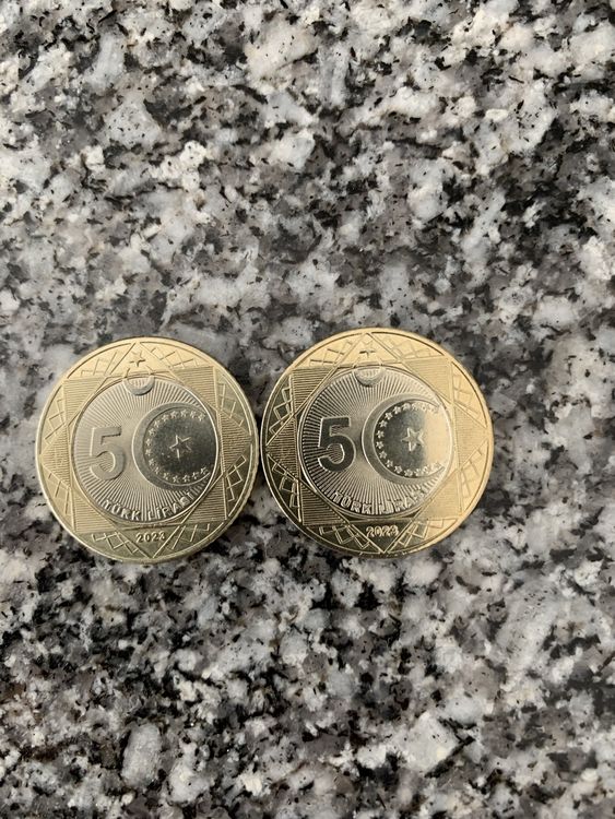 Münze 2 Stück 5 tl | Kaufen auf Ricardo