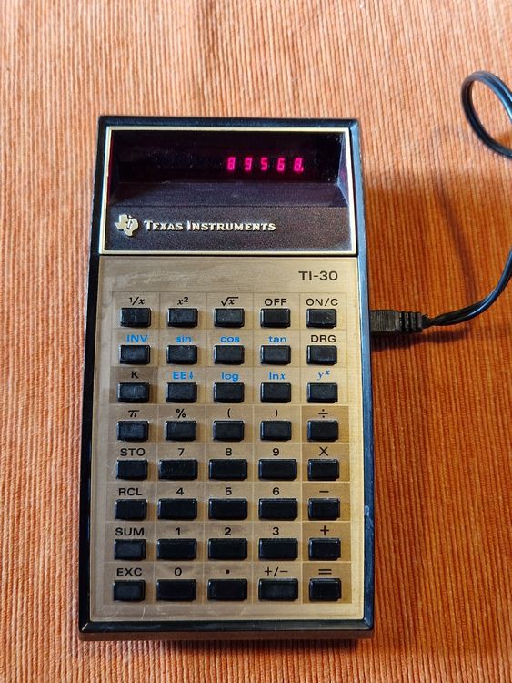 Texas Instruments TI 30, Taschenrechner, aus den 80igern | Kaufen auf ...