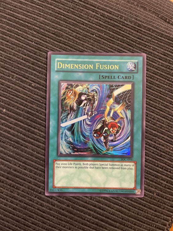 Yugioh Dimension Fusion Ultra Rare IOC 2005 (Gebraucht) in Wabern für ...