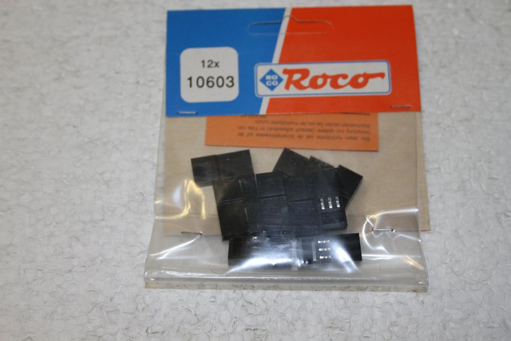 Roco 12x 10603 Neutrale 3 polige Anschlussstecker | Kaufen auf Ricardo