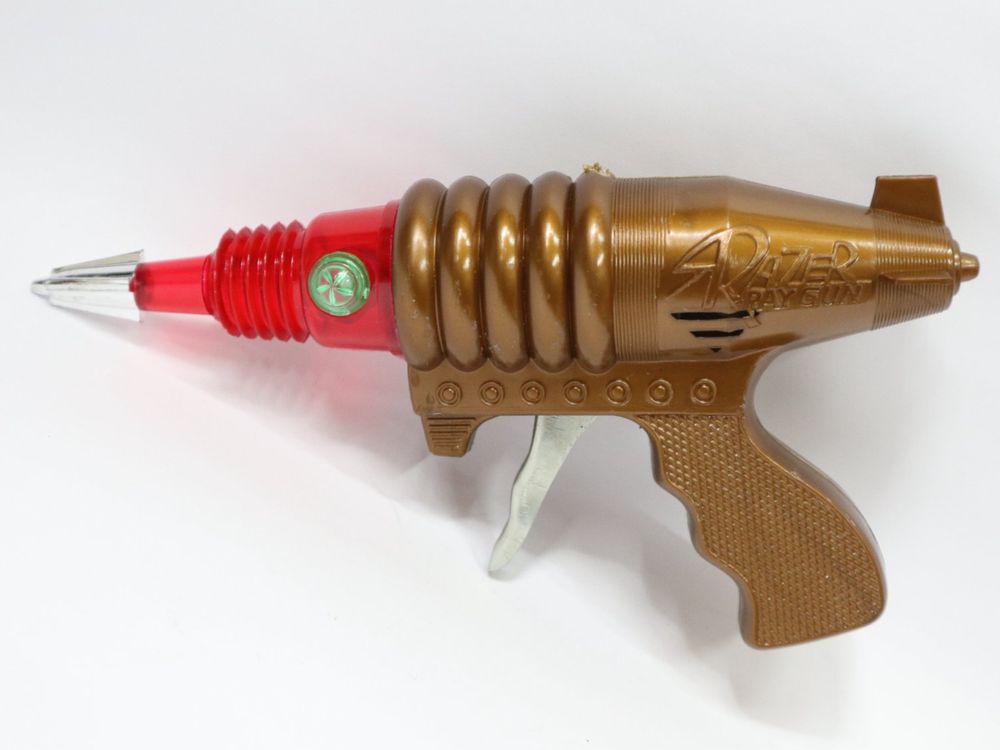 Vintage Razer Ray Space Gun mit Funkeneffekt NOS Hong-Kong (Neu (gemäss ...