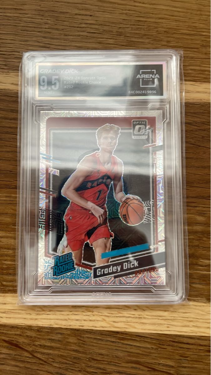 Gradey Dick - Optic Rated Rookie Choice - Arena Club 9.5 (Neu (gemäss ...