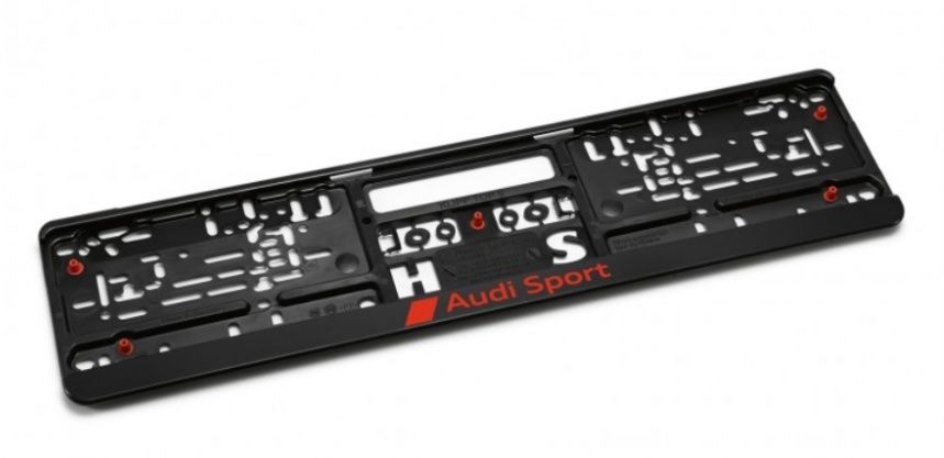 Original „Audi Sport“ Kennzeichenhalter/ DE (Neu (gemäss Beschreibung ...