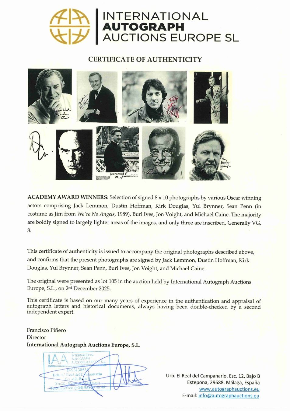 JACK LEMMON († 2001) - Grossfoto (20x25 cm) signiert w/COA (Gebraucht ...