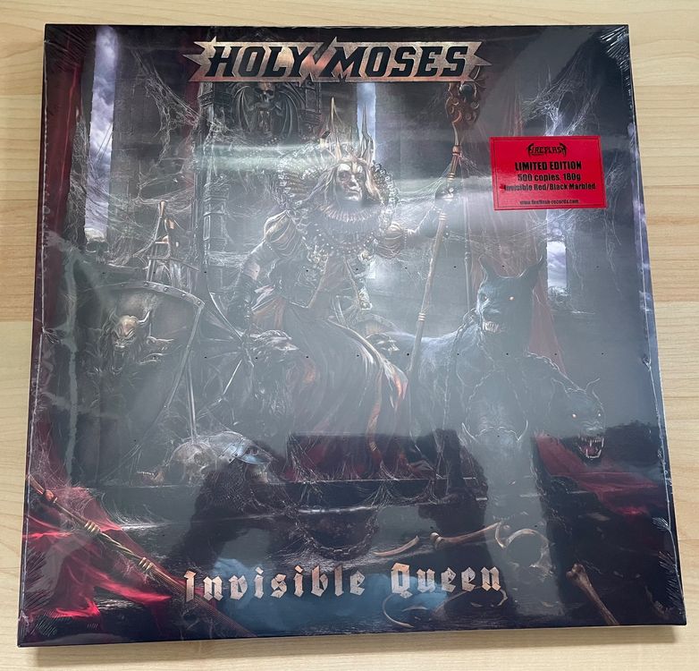 Holy Moses Invisible Queen Vinyl Lp Red/Black Marbled 500 (D'occasion ...
