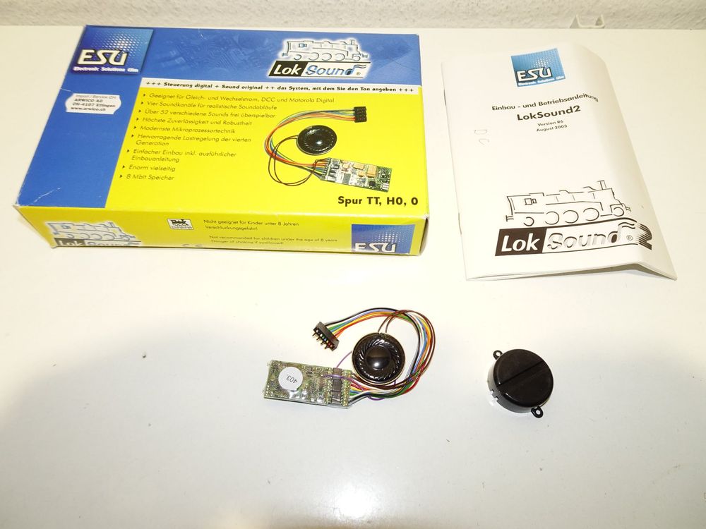 ESU Lok Sound Decoder Universal Dampflok 52403 | Kaufen auf Ricardo