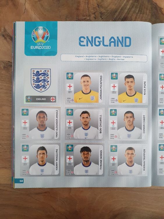 Panini EM Euro 2020 Album, komplett, Top Zustand! (Gebraucht) in ...